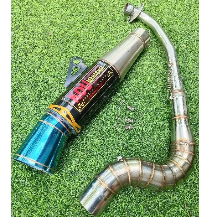 KOU mahachai Pipe canister conical open specs exhaust pipe for Wave 125 ...