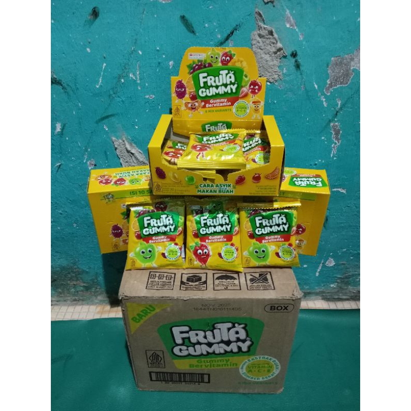 Fruta gummy 1 box contains 10 sachets | Shopee Singapore