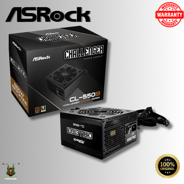 Asrock PSU CHALLENGER CL-550B 80 PLUS BRONZE CERTIFIED | Semi MODULE ...