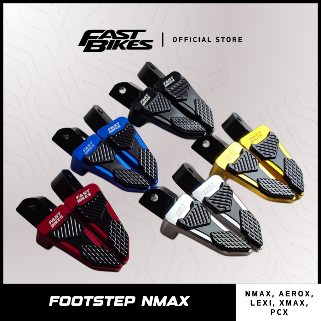 Fastbikes - Footstep Rear Footrest cnc Step Step Motorcycle Xmax Lexi ...