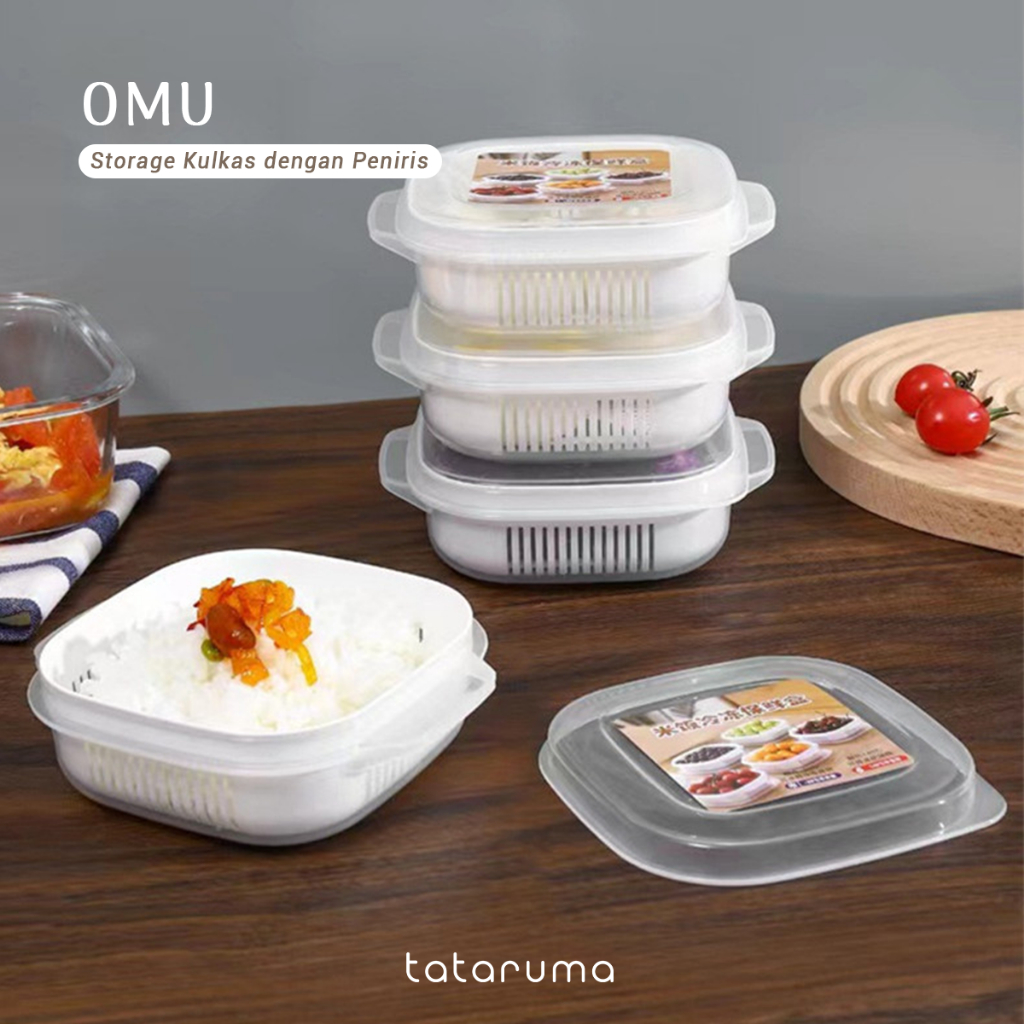 TATARUMA Omu - Food Storage Vegetables Fruit Rice Refrigerator/Supply ...