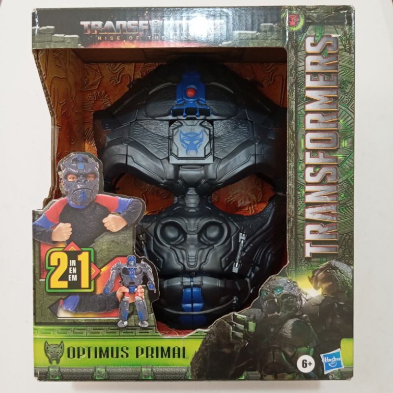 Transformers Optimus Primal Prime 2 in 1 Robot Mask Autobot 2in1 ...