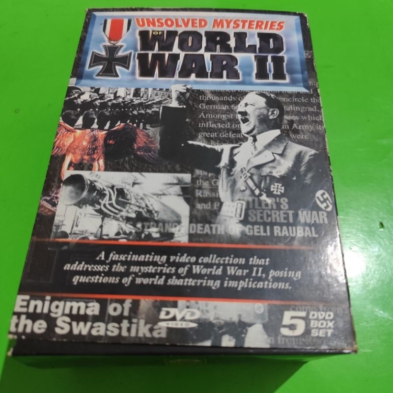 Original DVD UNSOLVED MYSTERY WORLD WAR II Box Set of 5 Discs | Shopee ...