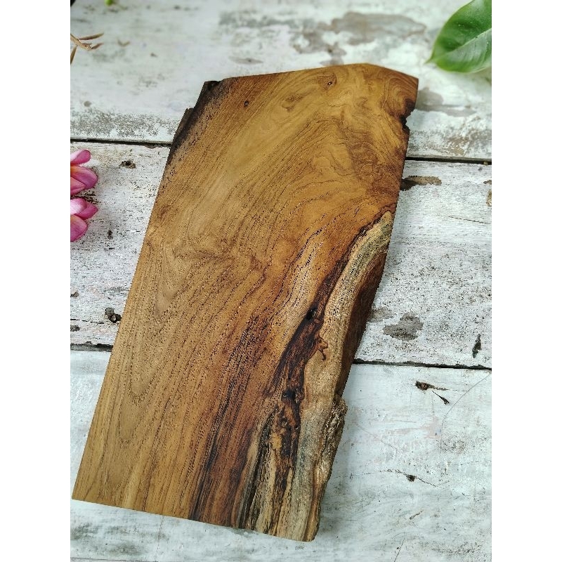 KAYU Rustic Wood Slice/Teak Wood Slice (LT100) | Shopee Singapore