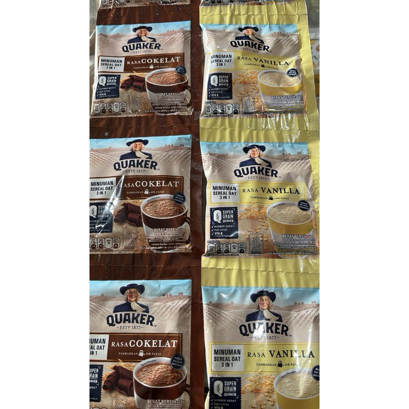 QUAKER FOR CEREAL OAT DRINK 3 in 1 - 10 sachets | Shopee Singapore
