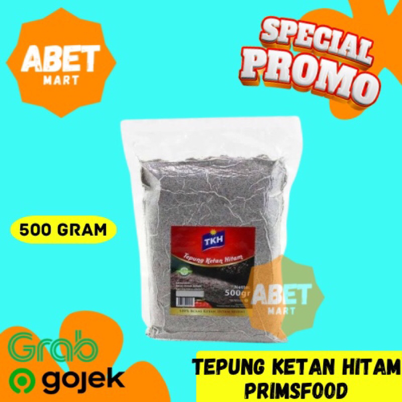 Primsfood Black Glutinous Rice Flour 500gr - 500 gr gram TKH Prims Food ...