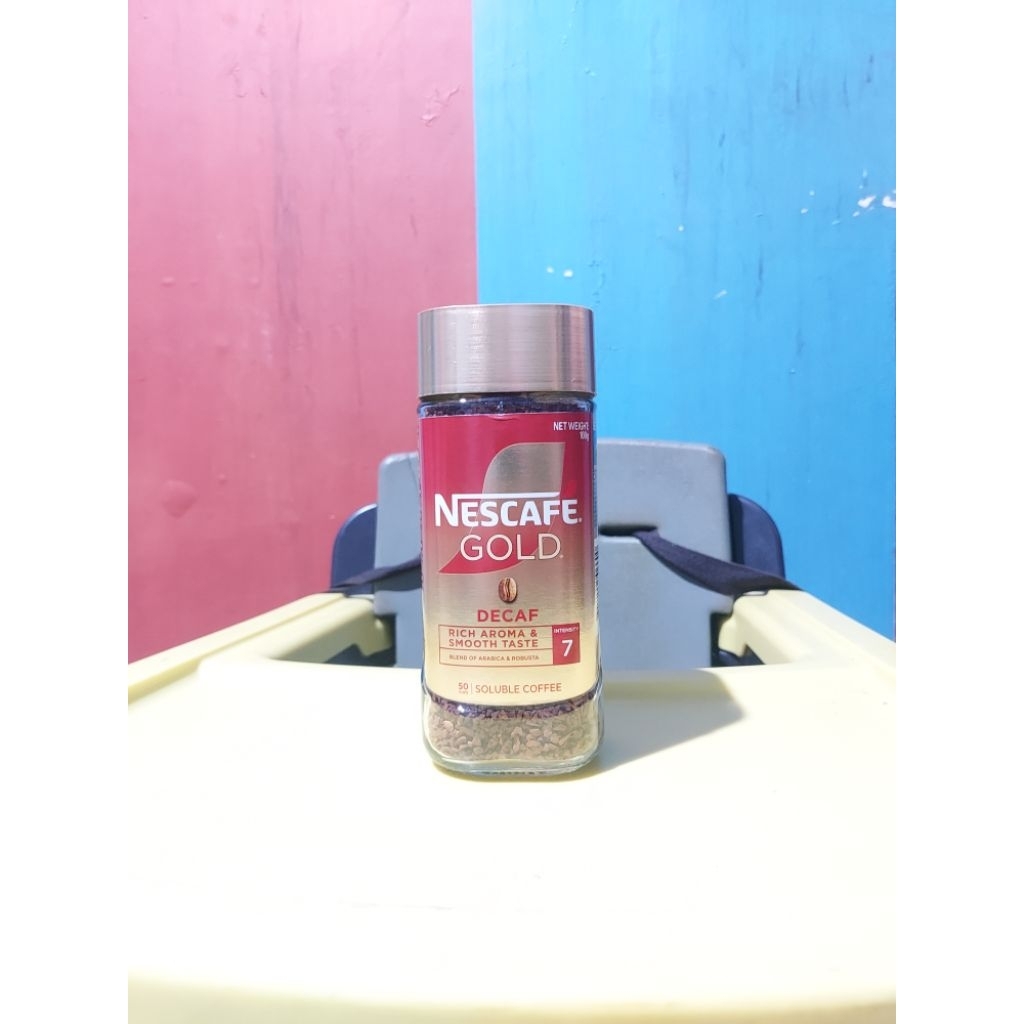 Nescafe Gold Decaf Rich Aroma and Smooth Taste (100gr - 50 cups ...