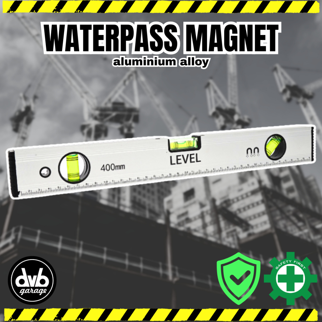 WATERPASS MAGNET ALUMINIUM 30-100CM WATER PASS RULER SPIRIT LEVEL ...