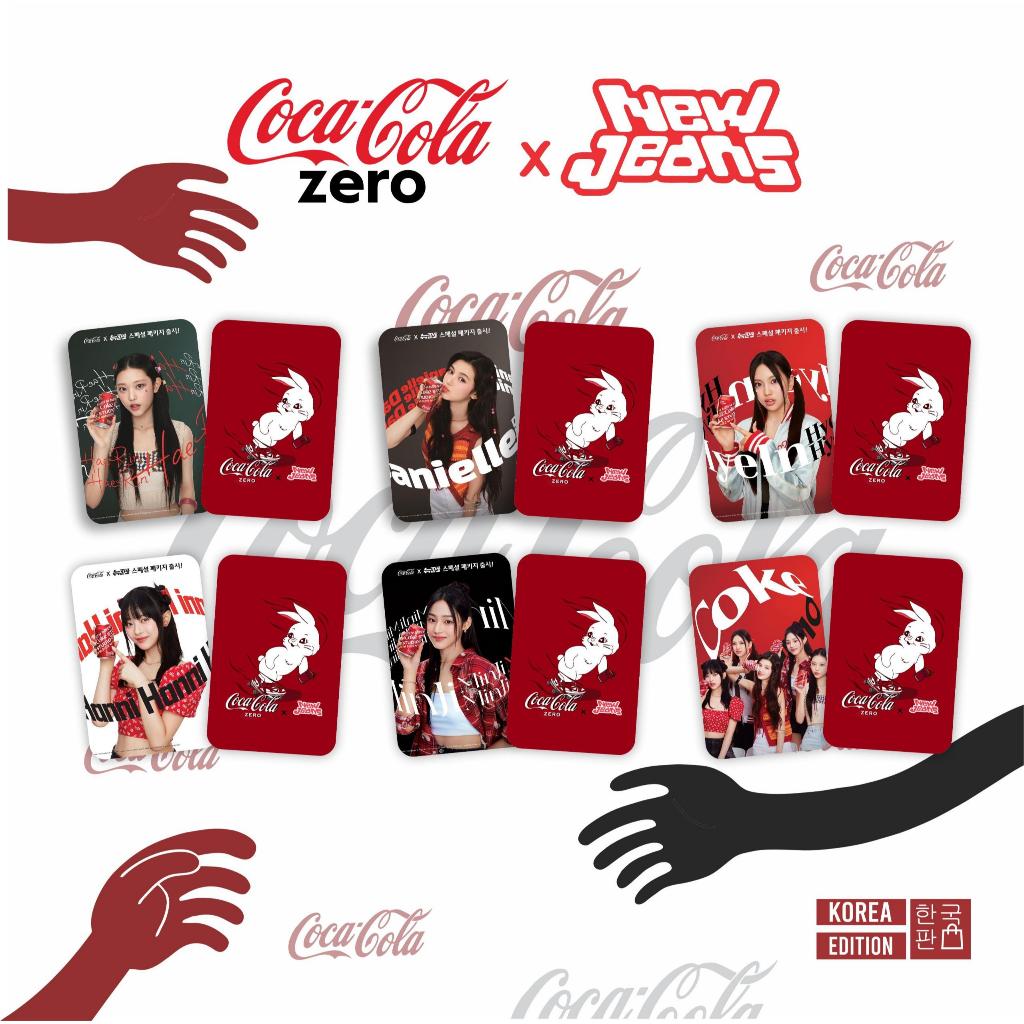 Photocard Premium New Jeans X Coca-Cola Zero Unofficial Hyein Danielle Minji Haerin Hanni ...