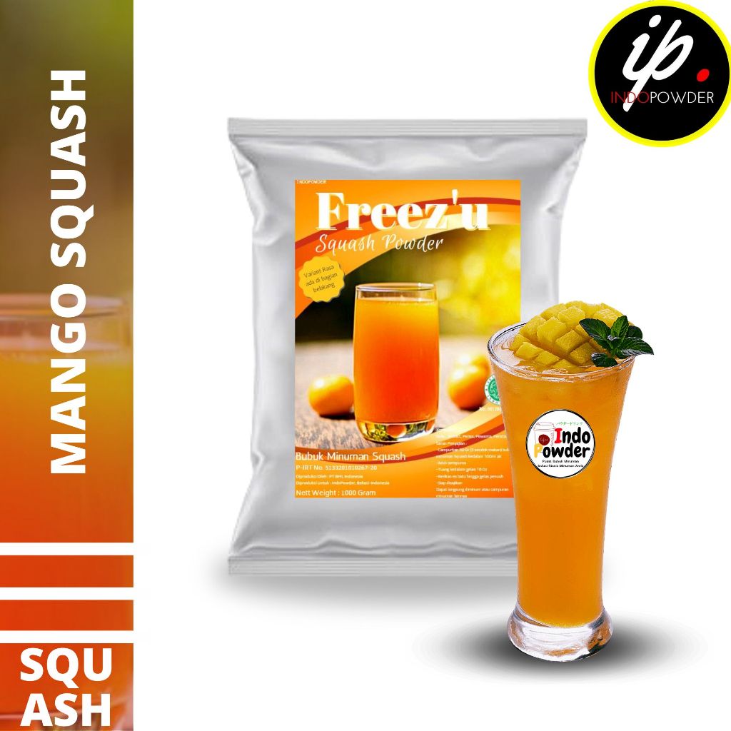 SQUASH MANGO Drink POWDER 1Kg - MANGO POWDER 1Kg - MANGGA SQUASH POWDER ...