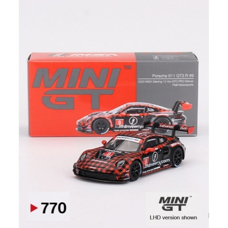 Mini GT Porsche 911 GT3 R 2023 IMSA Sebring 12 Hrs GTO PRO Winner Puff ...