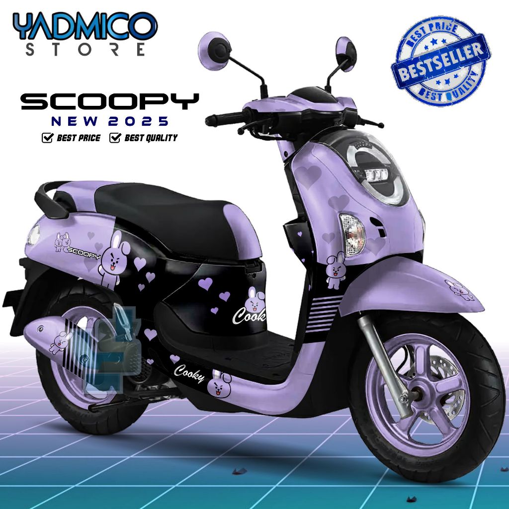 2025 Full Body Scoopy Decal / Latest 2025 Scoopy Motorcycle Sticker ...