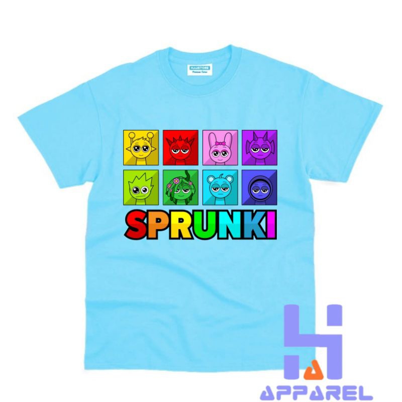 Incredibox SPRUNKI CHILDREN'S T-SHIRTS | Shopee Singapore