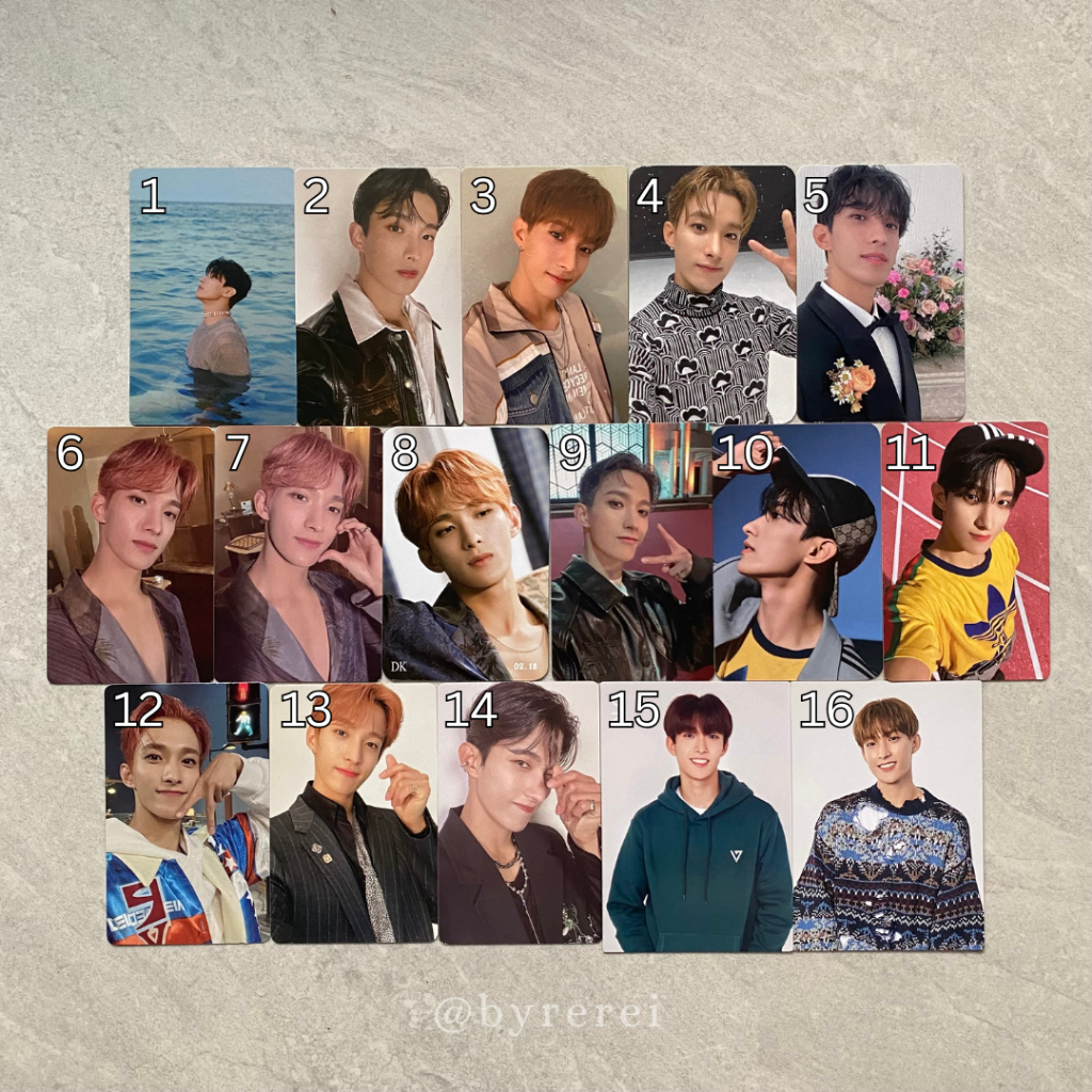 Dk Dokyeom Seventeen Official Photocard PC Attacca booklet carat ver ...