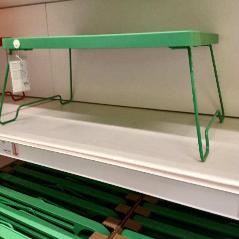 Ikea BRUKSVARA Folding table with iron legs, plastic bed tray table ...