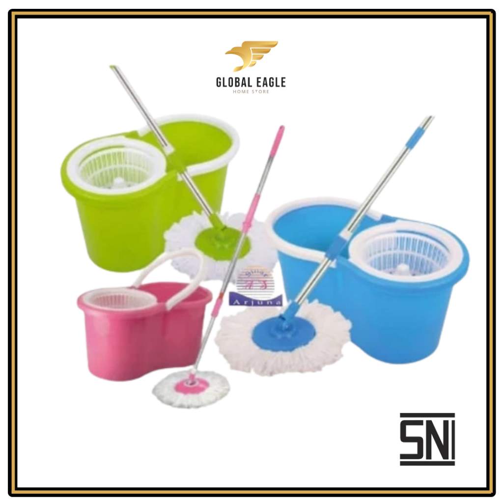 Magic Wonder Mop Modern Rotary Mop with Water Tub and Squeezer - GHS ...