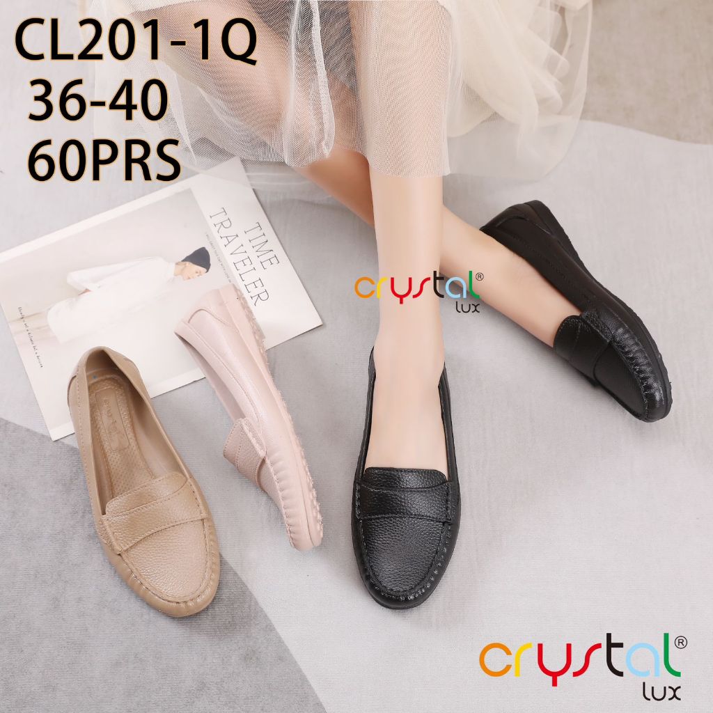 Women's Shoes | Women's Work Flatshoes | Work shoes | Trendy Work Shoes | CL201-1HTM | Shopee ...
