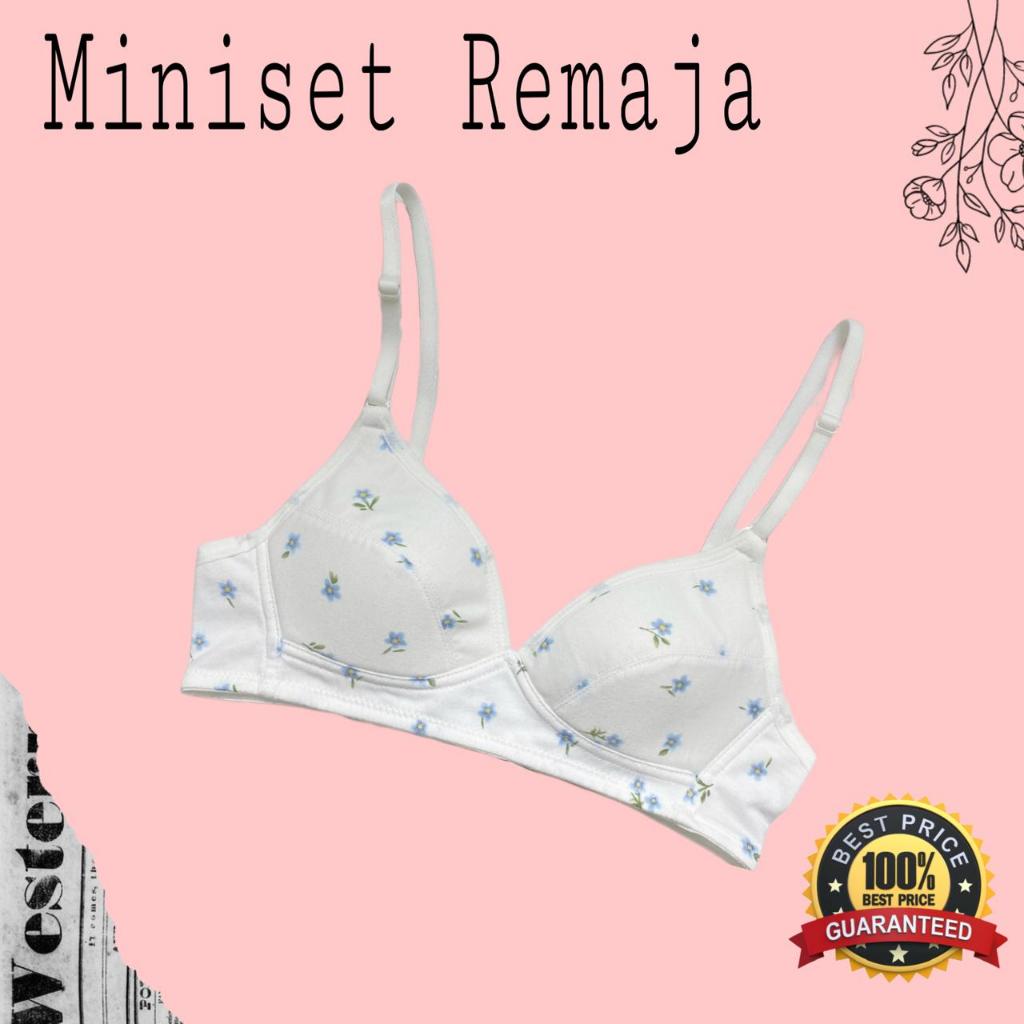 MINI SET/BRA/BH/BEHA WOMEN STUDENT NO WIRE NEVADA STEP 3 ORIGINAL 100% ...
