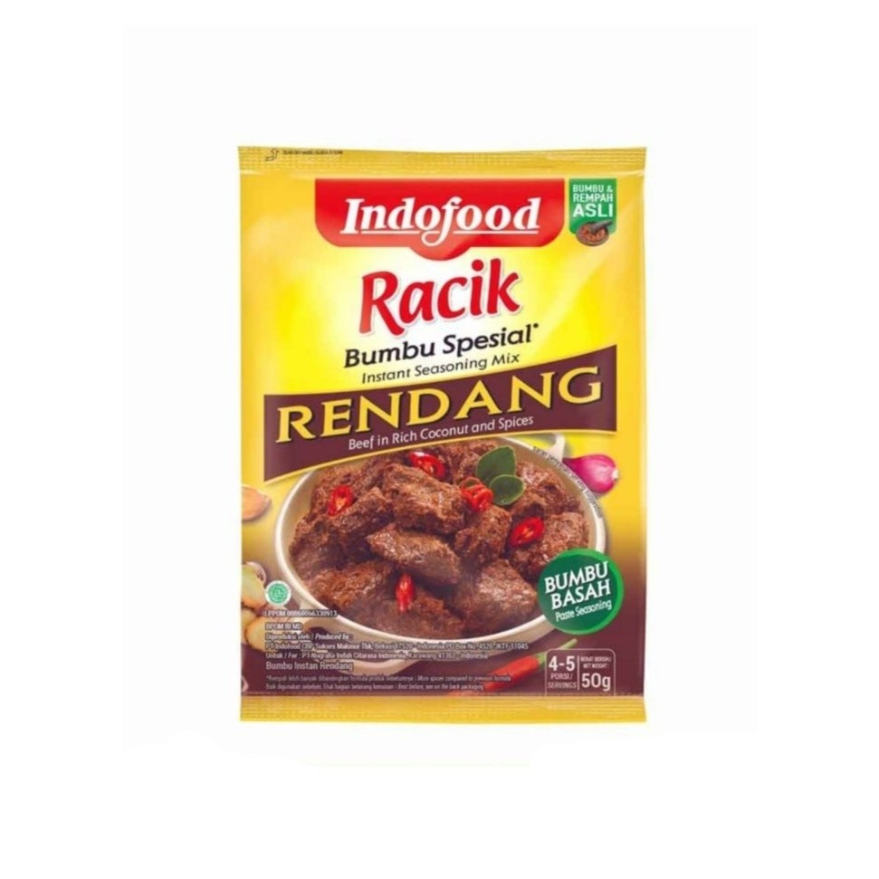 Indofood Mixes Special Rendang Seasoning 50 gr | Shopee Singapore