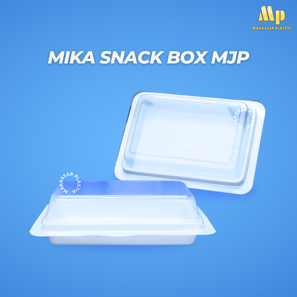 Mika SNACK BOX MJP / MIKA SNACK / MIKA PLASTIC @ 50 PCS | Shopee Singapore