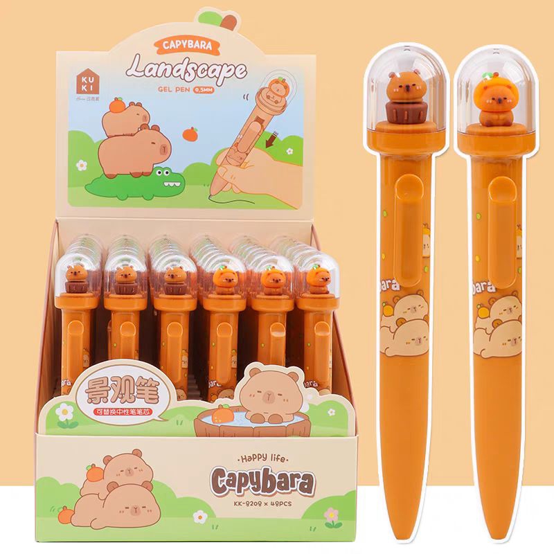 Cute Pen Globe Capybara Capybara Capybara Capybara/ Cute Ballpoint Pen ...