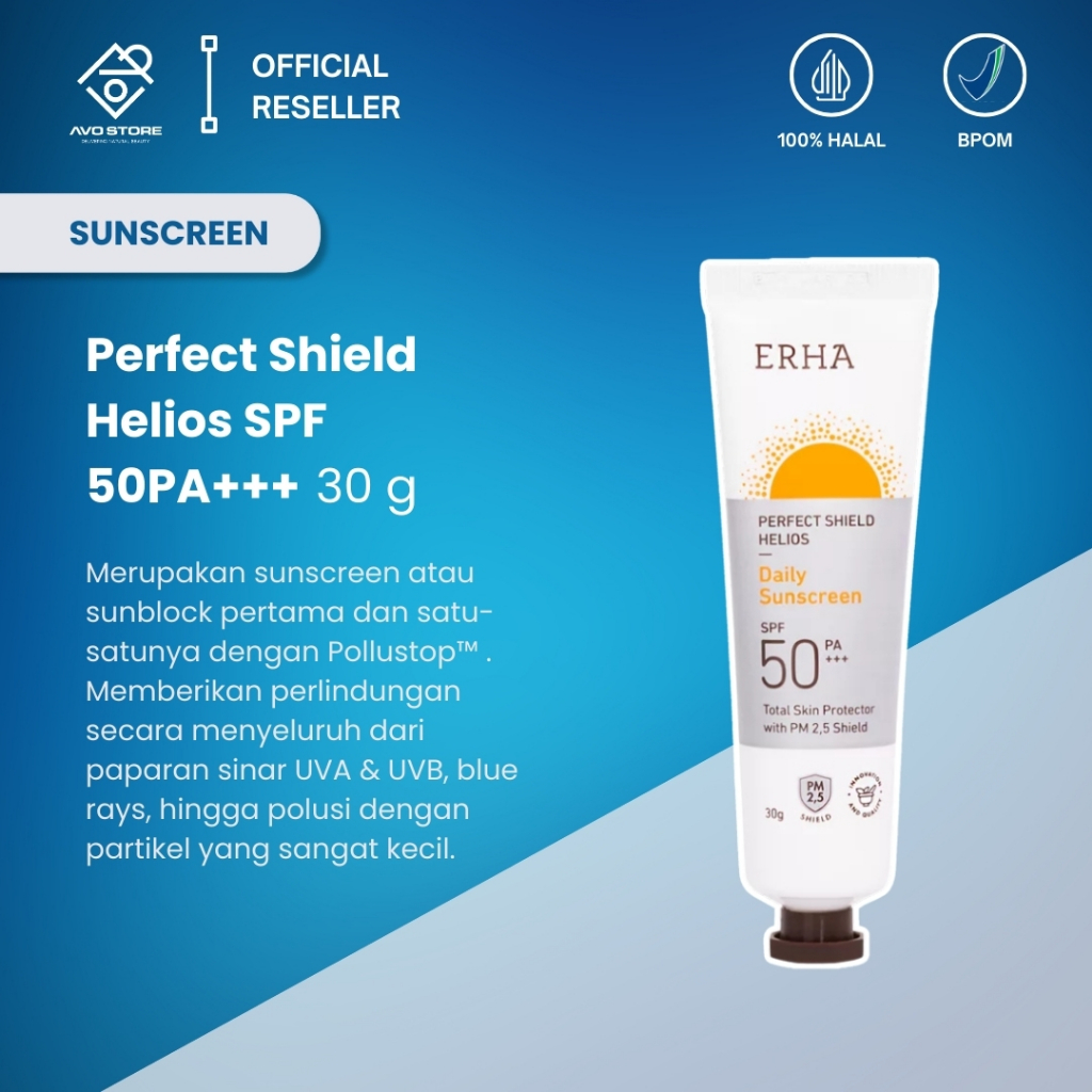 Erha Perfect Shield Helios Daily Sunscreen SPF50/PA+++ 30g | Shopee ...