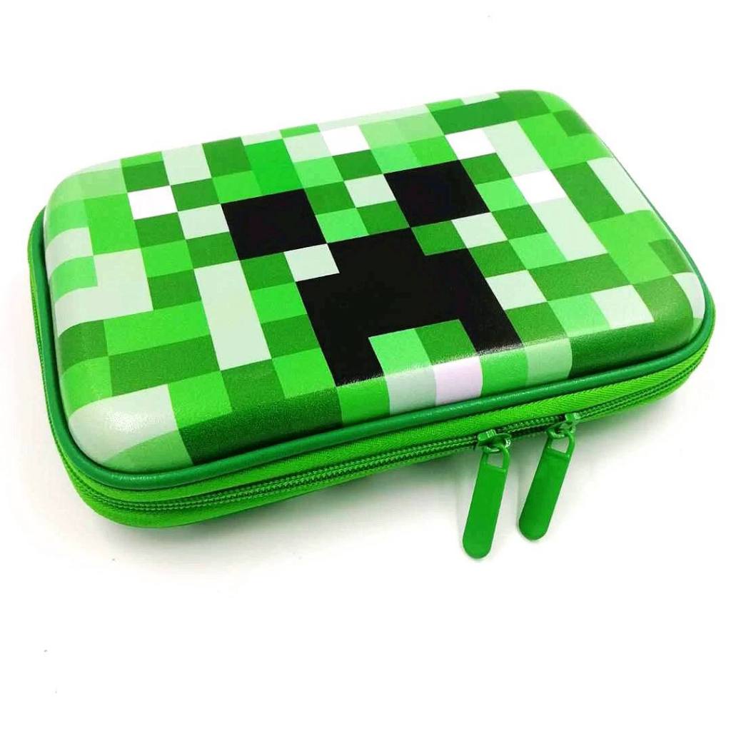 Blingberry Non-Embossed Minecraft Pencil Case Children's Dosgrip Pencil ...