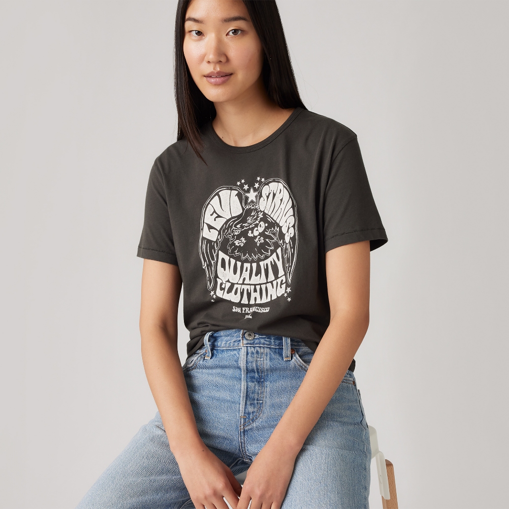 Levi's Women's Graphic Iconic Tee (A882-0042) | Shopee Singapore