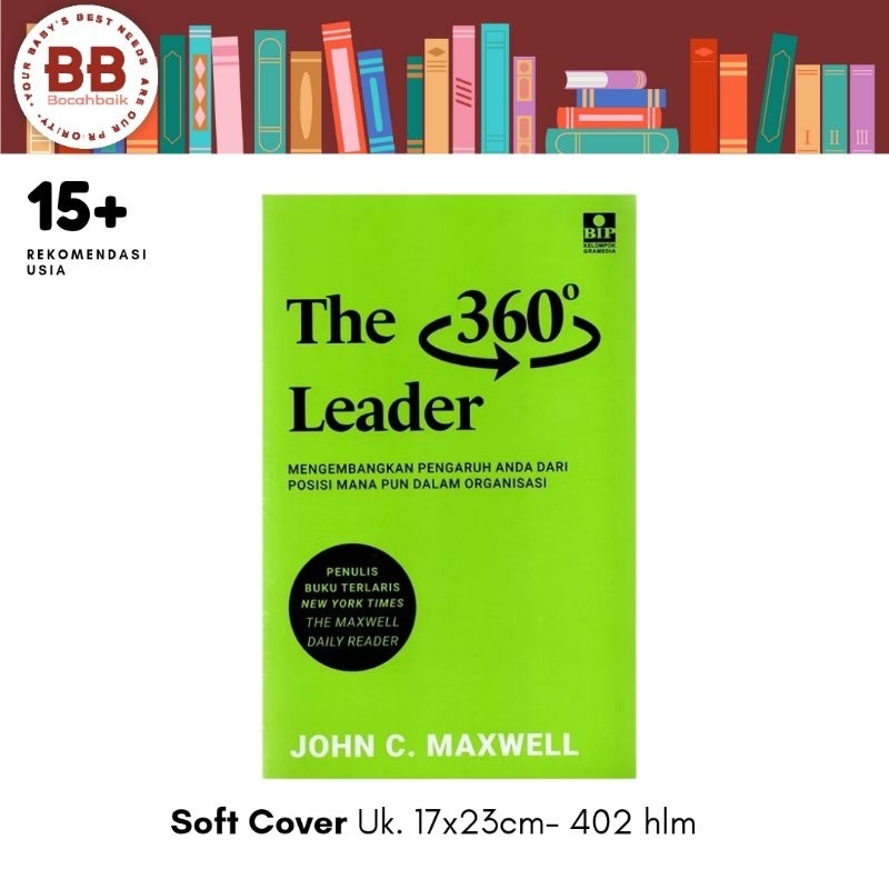 The 360 Degree Leader Book BIP Motivational Leadership Book | Shopee ...