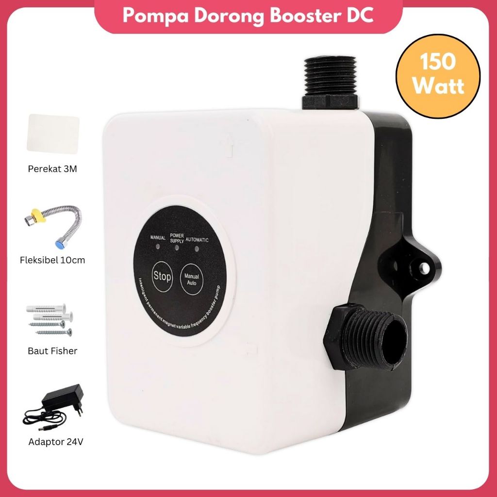 MESIN Automatic Water Push Pump DC 24V Booster Pump 150 Watt Shower ...