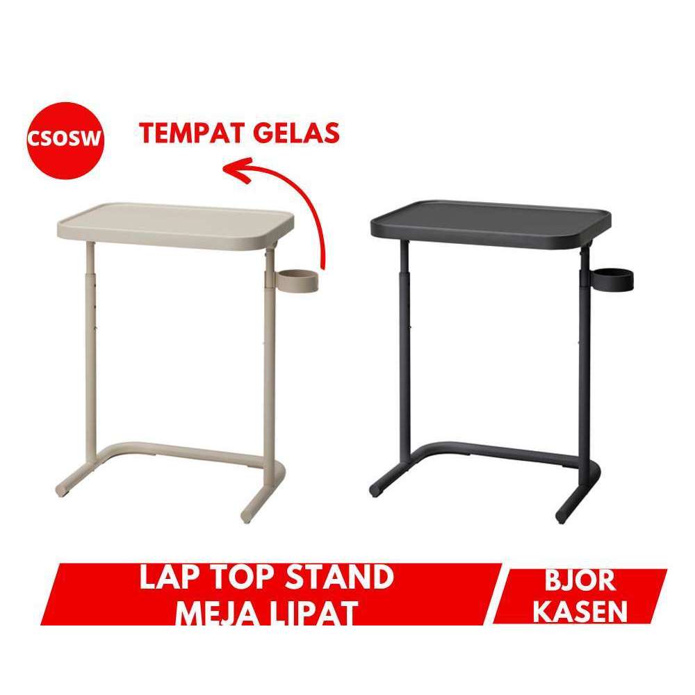 Portable Laptop Stand Folding Table Study Work Desk Side Table Bedside ...