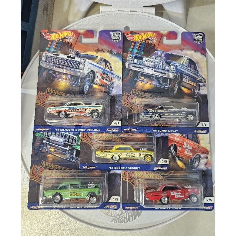 Hot Wheels Car Culture 2018 Dragstrip Demons | Mercury Comet Super Nova ...