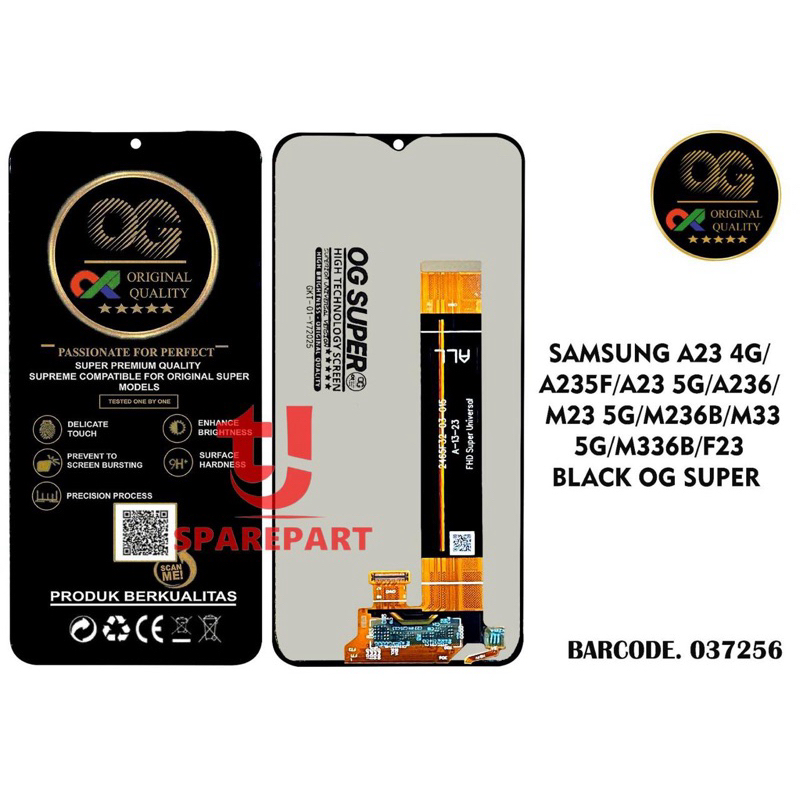 LCD TOUCHSCREEN SAMSUNG A23 4G / A235F / A23 5G / A236B / M23 5G ...