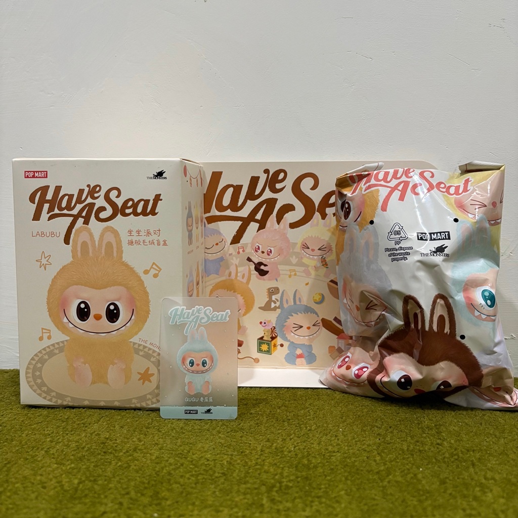 Labubu V2 plush Have A Seat original PM QUQU | Shopee Singapore
