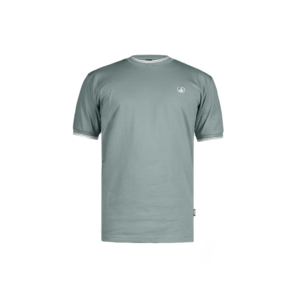 HIJAU Prung Grini T-shirt Ringer Tee Sage Green Color Tshirt Sage Color ...