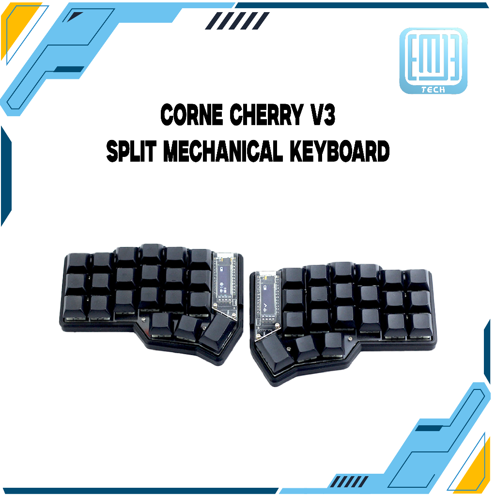 CRKBD Corne Cherry V3 Prebuilt Ergo Mechanical Split Keyboard Custom ...