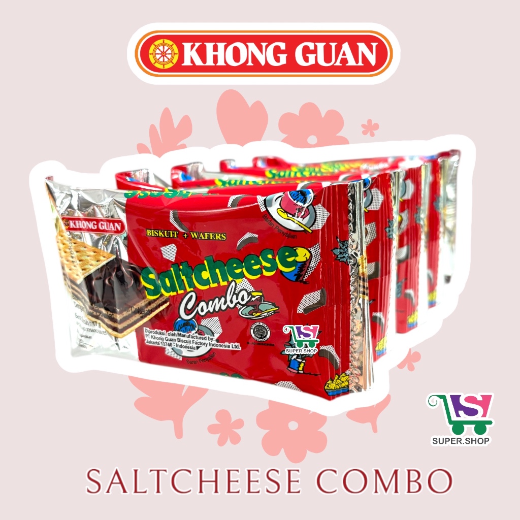 Khong Guan Saltcheese Combo Chocolate Wafer Biscuits (10 pcs) | Shopee ...