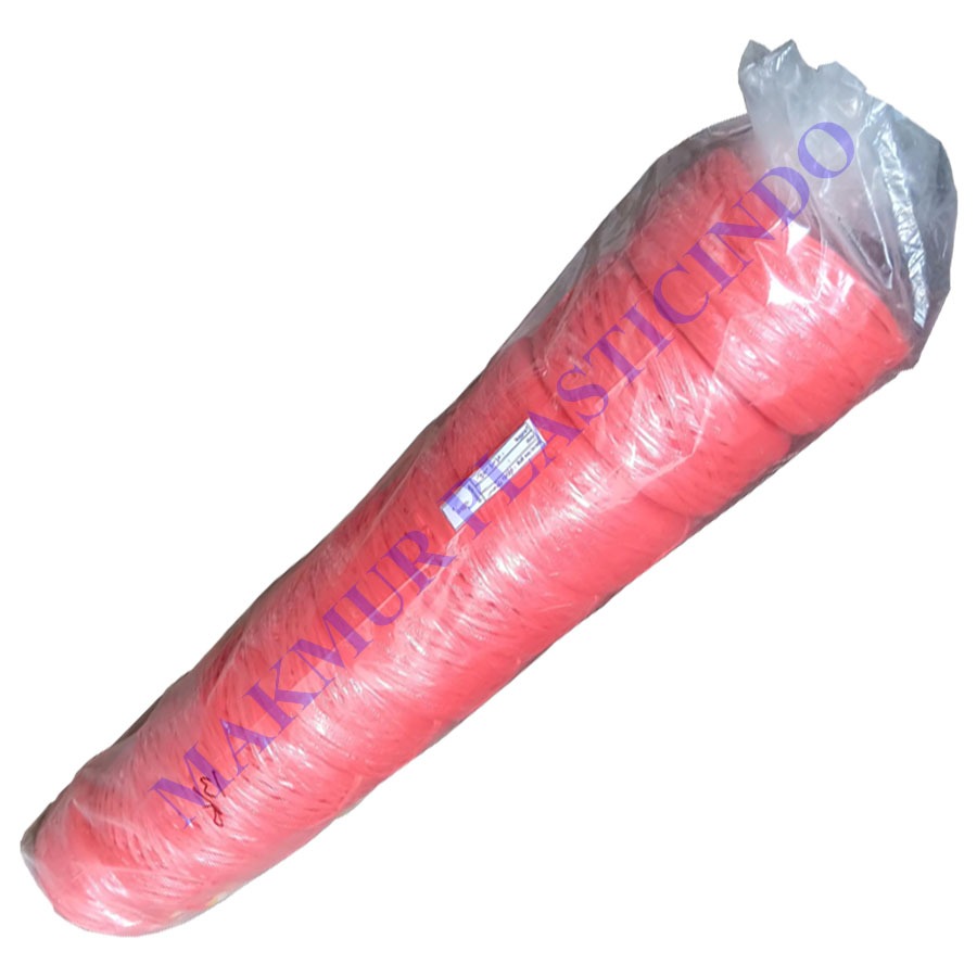 1 Bal Plastic Rope Rod/ 5 Kg Colored Raffia Rope/ Ayam Mas Brand Orange ...