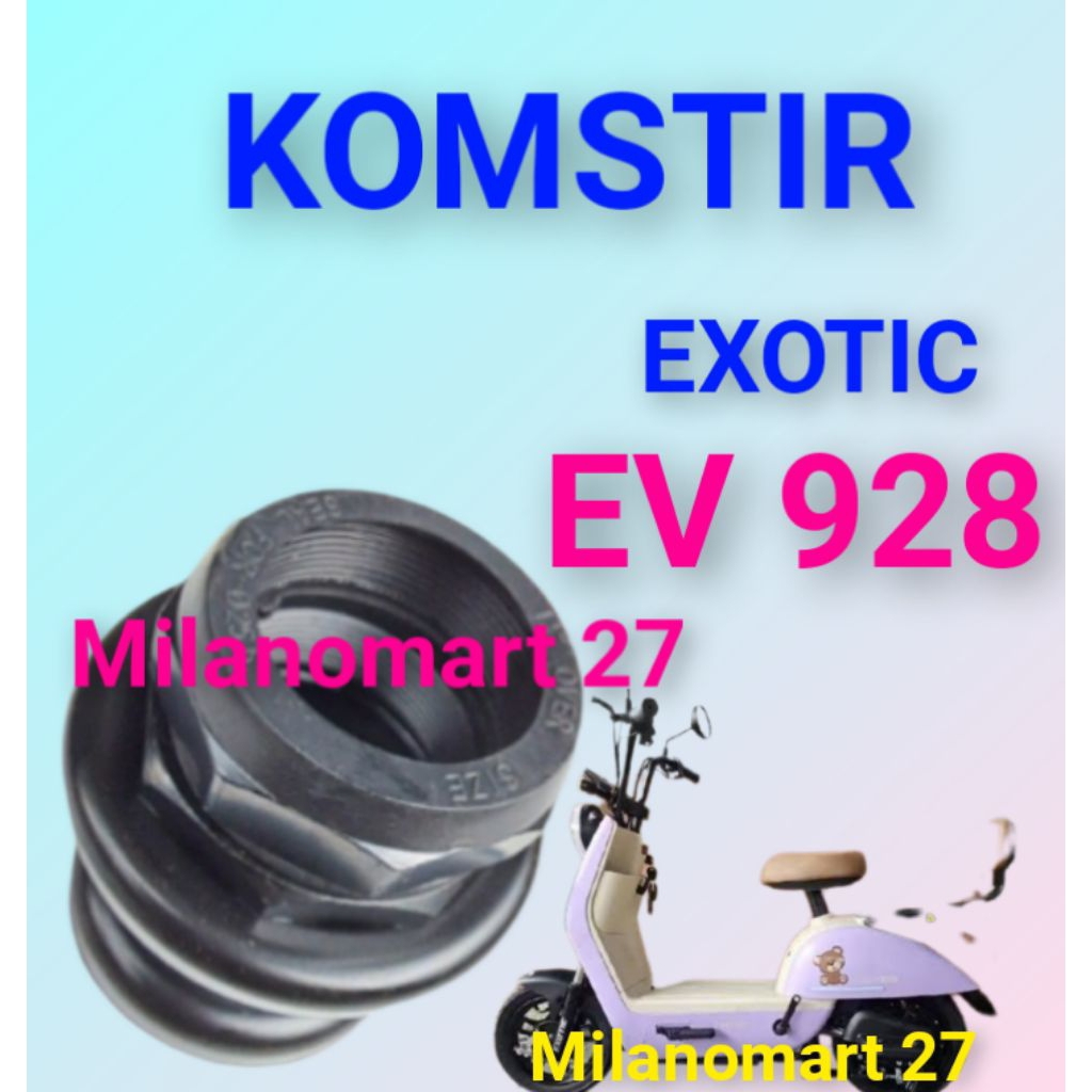 Exotic EV 928 steering wheel, Exotic EV 928 electric bicycle headset ...