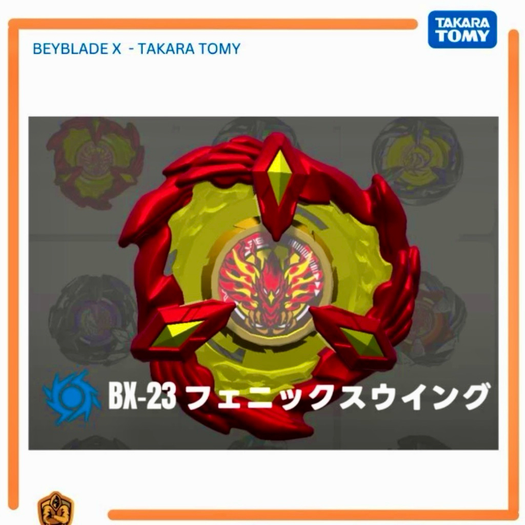 Beyblade X BX-23 Phoenix Wing Mold 3 New META Original Takara Tomy ...
