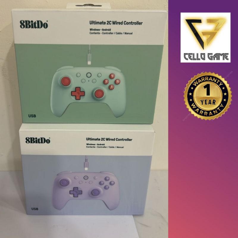 8bitdo Ultimate 2C WIRELESS Controller PC switch android 1 YEAR ...