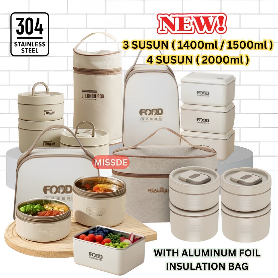 LUNCH BOX 1400ML / LUNCH BOX 2000ML / STACKING LUNCH BOX / MICROWAVE ...