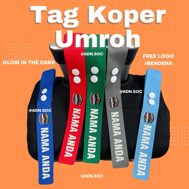 Kaaba Umrah Suitcase Marker Custom Suitcase Tag with Glow in the Dark ...