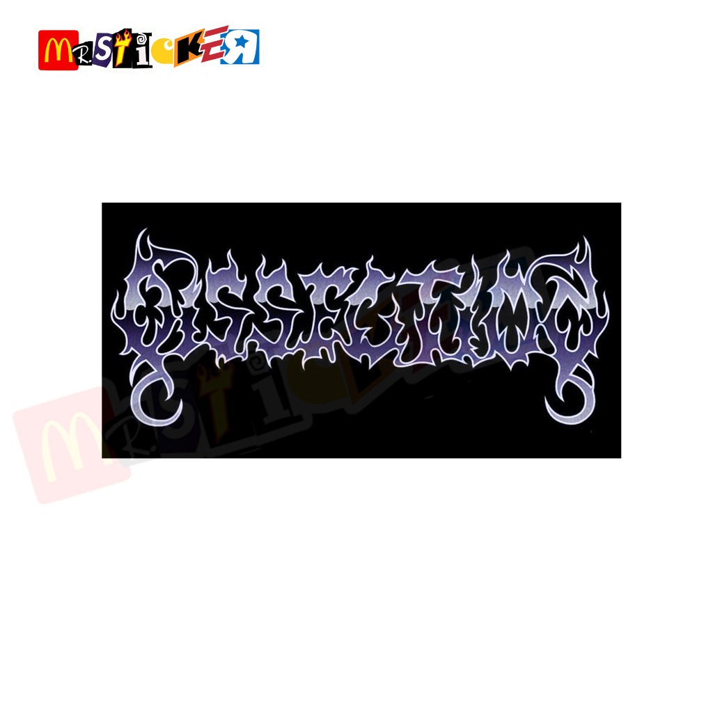 Dissection band sticker black death metal sticker logo | Shopee Singapore