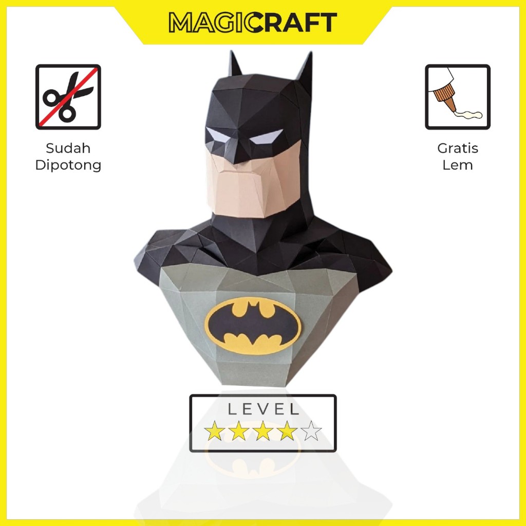 Magicraft 3D Papercraft Batman Superhero Super Hero Paper Crafts DIY ...