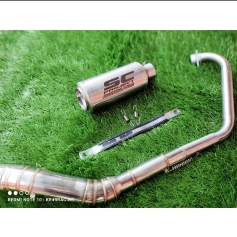Ekzos SC PROJECT Exhaust pipe 32MM Manifold For Y15 Y15ZR LC 135 V1/V2 ...