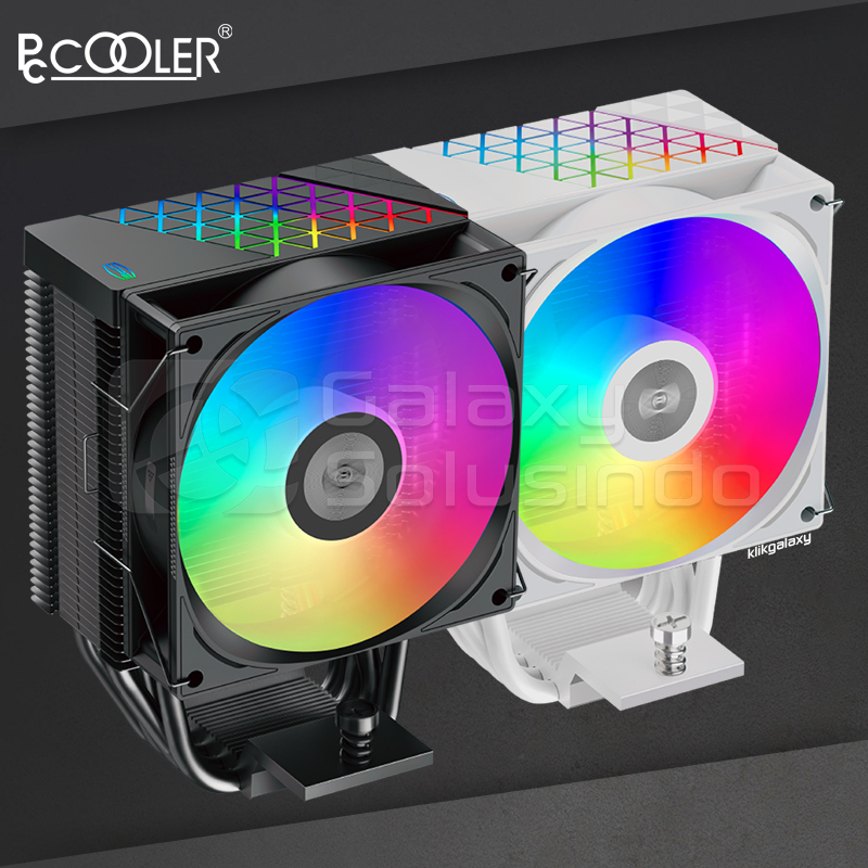 Pccooler R400 ARGB CPU Cooler - Black / White | Shopee Singapore
