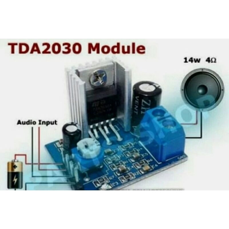 TDA2030A 14w Hi-Fi Audio Power Amplifier TDA2030 12~36v TDA 2030 Module ...