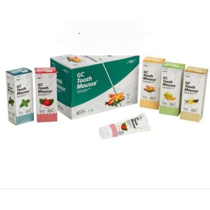 GC Tooth mousse Assorted GC tooth mouse plus 40 grams Toothpaste ...