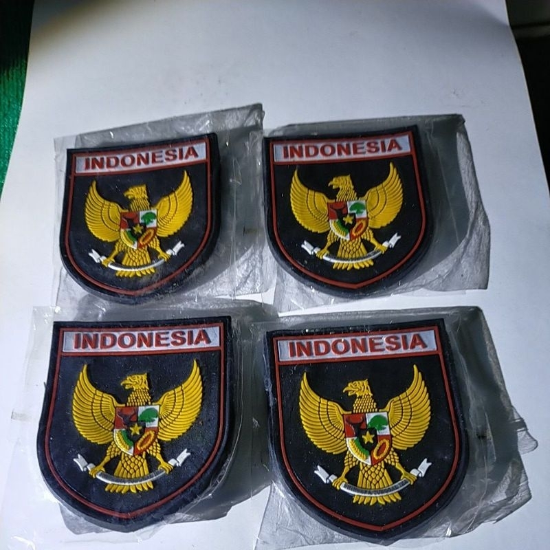 Garuda Indonesian logo ruber patch | Shopee Singapore